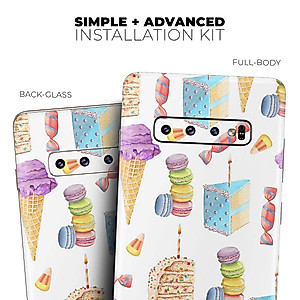 DesignSkinz Yummy Galore Bakery Treats v6 Protective Vinyl Decal Wrap Skin Cover Compatible with The Samsung Galaxy S20 (Screen Trim & Back Glass Skin)