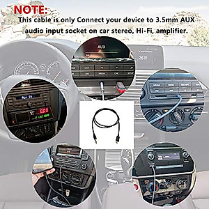 SinLoon Audio Output Cable, Micro-USB to 1/8 Stereo 3.5mm Audio Car AUX Cable for S3 i9300 S2 i9100 i9220 (3.2 Feet = 1 Meter, Black)