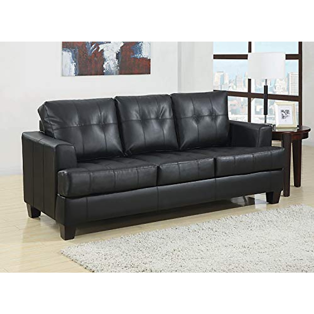 Coaster Home Furnishings Samuel Sleeper Sofa Black