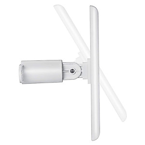 [Updated Version] Wasserstein Solar Panel with 13.1ft/4m Cable Compatible with Arlo Essential Spotlight/XL Spotlight Camera (2-Pack, White) (NOT Compatible with Arlo Ultra, Pro 1/2/3, HD, Floodlight)