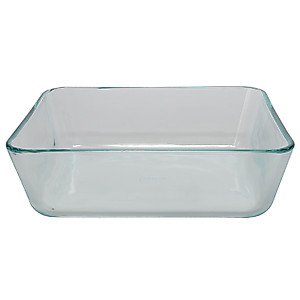 Pyrex (4 7212 Glass Dishes & (4) 7212-PC Red Lids Made in the USA