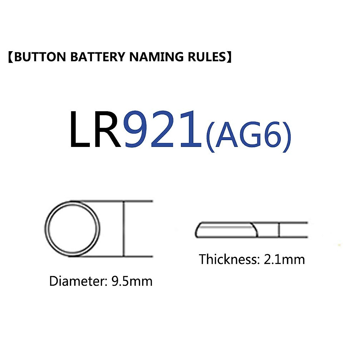 SKOANBE 10PCS 1.5V 371 370 SR920SW LR921 AG6 Button Coin Cell Watch Battery