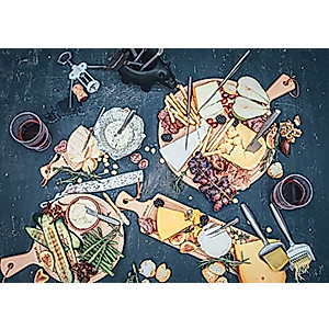 BOSKA Stainless Steel Cheese 3 Knife Set - Copenhagen For All Types of Cheese - Multi-Functional Cheese Slicer - Handheld Slicer - Silver Non-Stick - Dishwasher Safe - For Kitchen Cooking