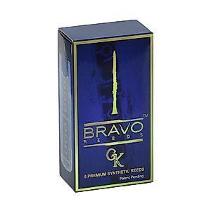 Bravo Synthetic Reeds for Bb Clarinet - Strength 3.0 (Box of 5), Model BR-C30