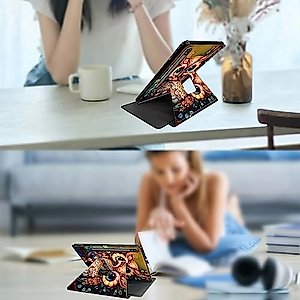 CGFGHHUY Case for Galaxy Tab S8 Plus/S7 FE 12.4 inch Tablet 360 Degree Rotating Stand Smart Cover with Auto Wake Sleep Case for Samsung Galaxy Tab S8+ 2022/S7 FE 2021 - Owl in The Tree