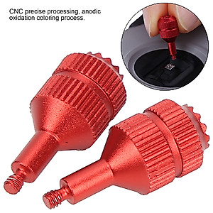 01 02 015 FPV Drone Controller Joysticks, Lightweight Aluminum Controller Joysticks Aluminium Alloy for Model Airplane Accessories for Metal Joystick Protector(red)