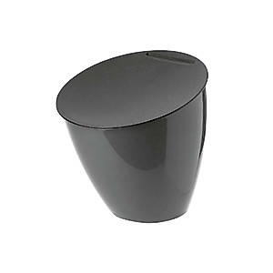 MEPAL, CALYPSO Waste Bin with Lid, Ideal for Compost, Airtight, Compact, BPA Free, Titanium, Holds 2210ml|74.4 oz, 1 Count