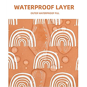 Smarbore Wet Dry Bags for Baby Cloth Diapers & Breast Pump Parts, Waterproof Reusable Wet Bag with Two Zippered Pockets & Handle, Beach Pool Gym Bag Stroller Yoga Toiletries Daycare Organizer
