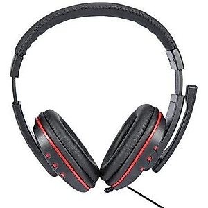 Raxinbang Headset Headphones Microphone Computer Game Headphones in-line Headphones for PS4 Bilateral Headphones Adjustable Anti-Noise Microphone