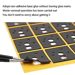 120 Pcs Mechanical Keyboard Switch Sticker Shaft Pads Dampener Foam Noise Sound Reduction Foam Stickers Insulation Film for Switch Stabilizer Noise for Gaming Keyboard (PORON)
