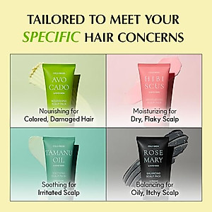 RATED GREEN Cold Brew Avocado Nourishing Scalp Pack with Banana - Korean Hair Conditioning Mask - Deep Hydrating Treatment for Dry Damaged Hair (6.76 Fl. Oz)