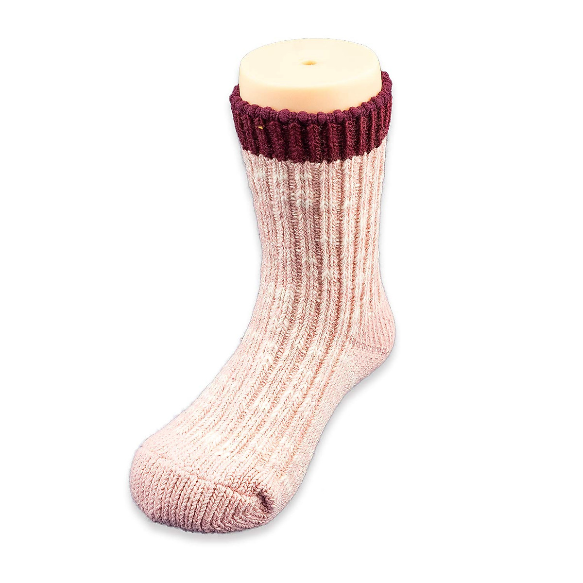 Baby Boys Girls Socks - 3 Pairs Toddler Thick Warm Seamless Chunky Knit Cotton Socks Kid Cotton Crew Socks (S(1-3Y), Girls)