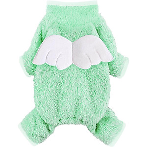 Small Dog Sweater - St. Patrick's Day Dog Pajamas Pjs 4-Legged Onesie Dog Sweaters for Small Dogs - Dog Clothes for Small Dogs - Pet Clothes Fleece Turtleneck Sweater for Dogs