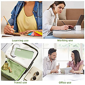 iSuperb Large Pencil Case 7 Compartments Pencil Pouch Big Capacity Pencil Bag Oxford Storage Pen Bag Cosmetic Makeup Pouch for Women