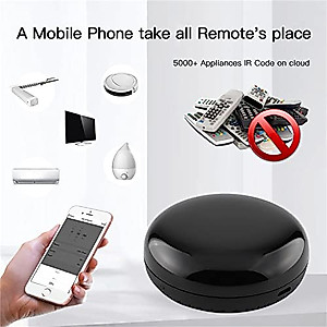 MOES WiFi Smart IR Remote Controller Smart Home Infrared Universal Remote Blaster,One for All Control AC TV DVD CD AUD SAT etc,Compatible with Alexa and Google Home,No Hub Required