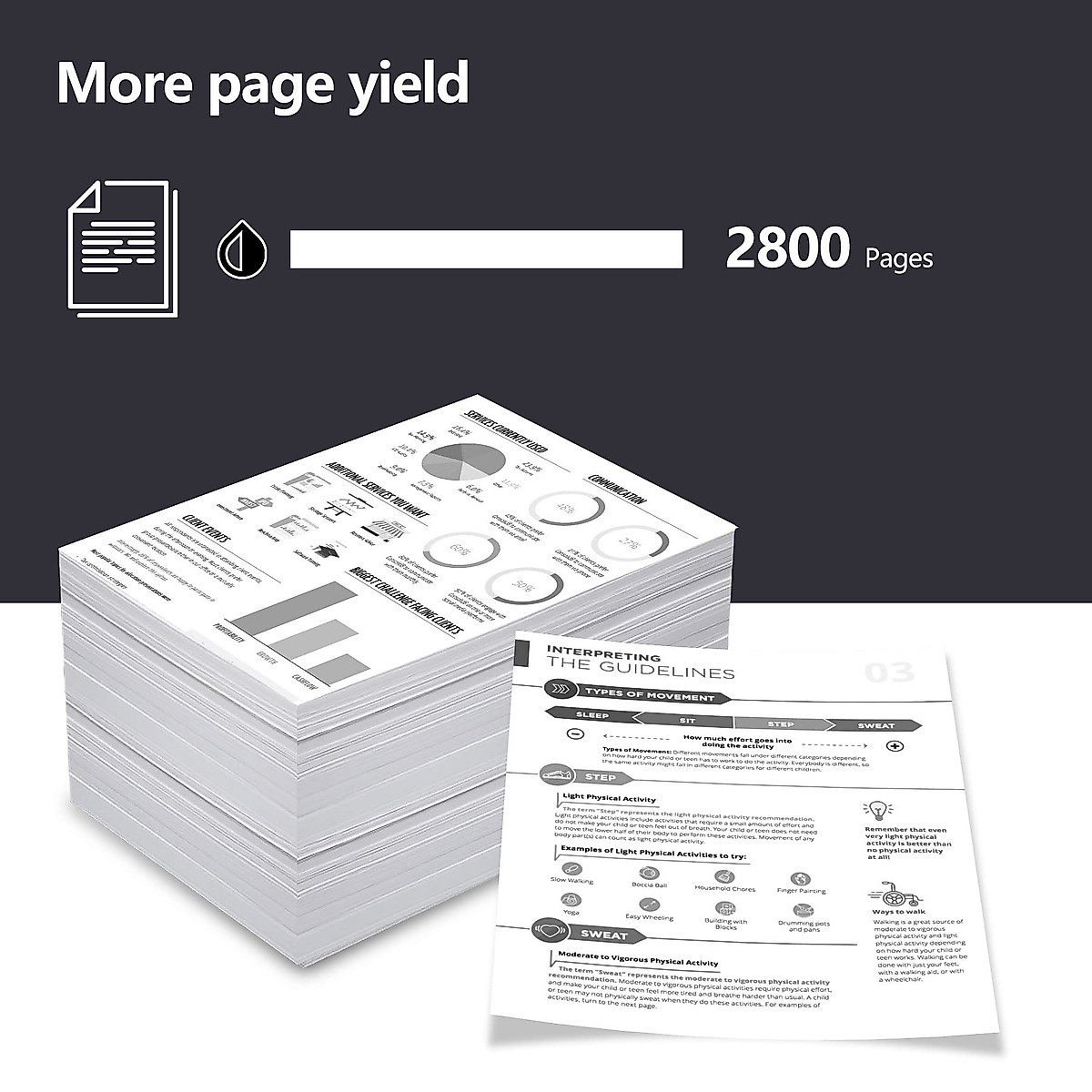 2-Pack Black 046 Compatible for Toner Cartridge Replacement for Canon Color Image Class LBP654Cdw MF735Cdw MF731Cdw MF733Cdw Printer, Toner Cartridge.