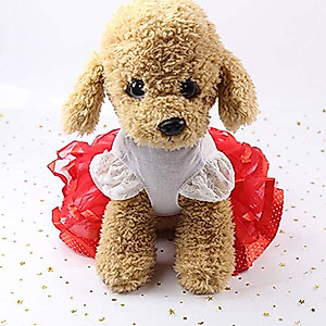 Puppy Outfits for Small Dogs Female Pet Cat Dress Fruit Princess Summer Breathable Dress Clothes Cat Sweater for Cats Coats