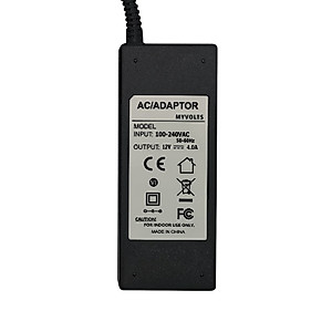 MyVolts 12V Power Supply Adaptor Compatible with/Replacement for LaCie AR35U3 External Hard Drive - US Plug