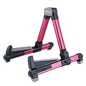 ENO Music Folding Acoustic Guitar Stand, Suitable for Electric Guitars, Bass Guitars