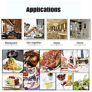 NANO ID Steak Knives Set of 6 Extremely Sharp Kitchen Ceramic Black Blade Knife