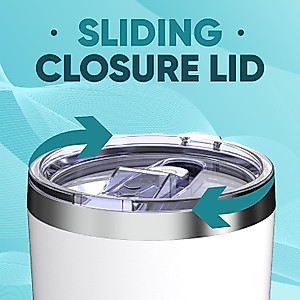 You Are The Best Thing I Ever Found on The Internet Insulated Tumbler 20 oz. with Lid, Stainless Steel Cups Travel Coffee Mug Valentine's Day Gift (White)