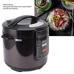 Electric Pressure Cooker, Slow Electric MultiCooker, 9-in-1 Electric Multi-Cooker, Household Multi Cooker Smart Electric Pressure Cooker