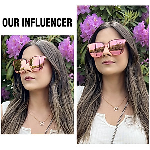 DUCO Retro Round Sunglasses for Women Vintage Polarized Woman Shades Lightweight PC Frame UV400 Protection Sun Glasses W016