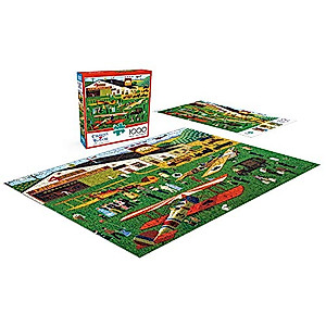 Buffalo Games - Charles Wysocki - Four Aces Flying School - 1000 Piece Jigsaw Puzzle