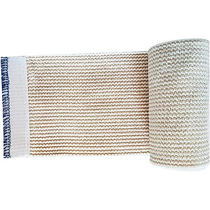 Premium Elastic Bandages Combo - Self Grip Closure – Non-Latex – 2 x 2-inch, 2 x 3-inch and 2 x 4-inch Wide Compression Bandages - Ideal for Sports, Soreness, Injury and Support