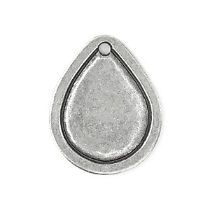 ImpressArt Large Drop Border Pewter Stamping Blank Clearance