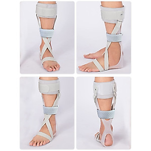 CUSMA Foot Drop Orthosis Brace - Ankle Correction Splint for Treatment of Plantar Fasciitis Achilles Tendonitis & Drop Foot,XL