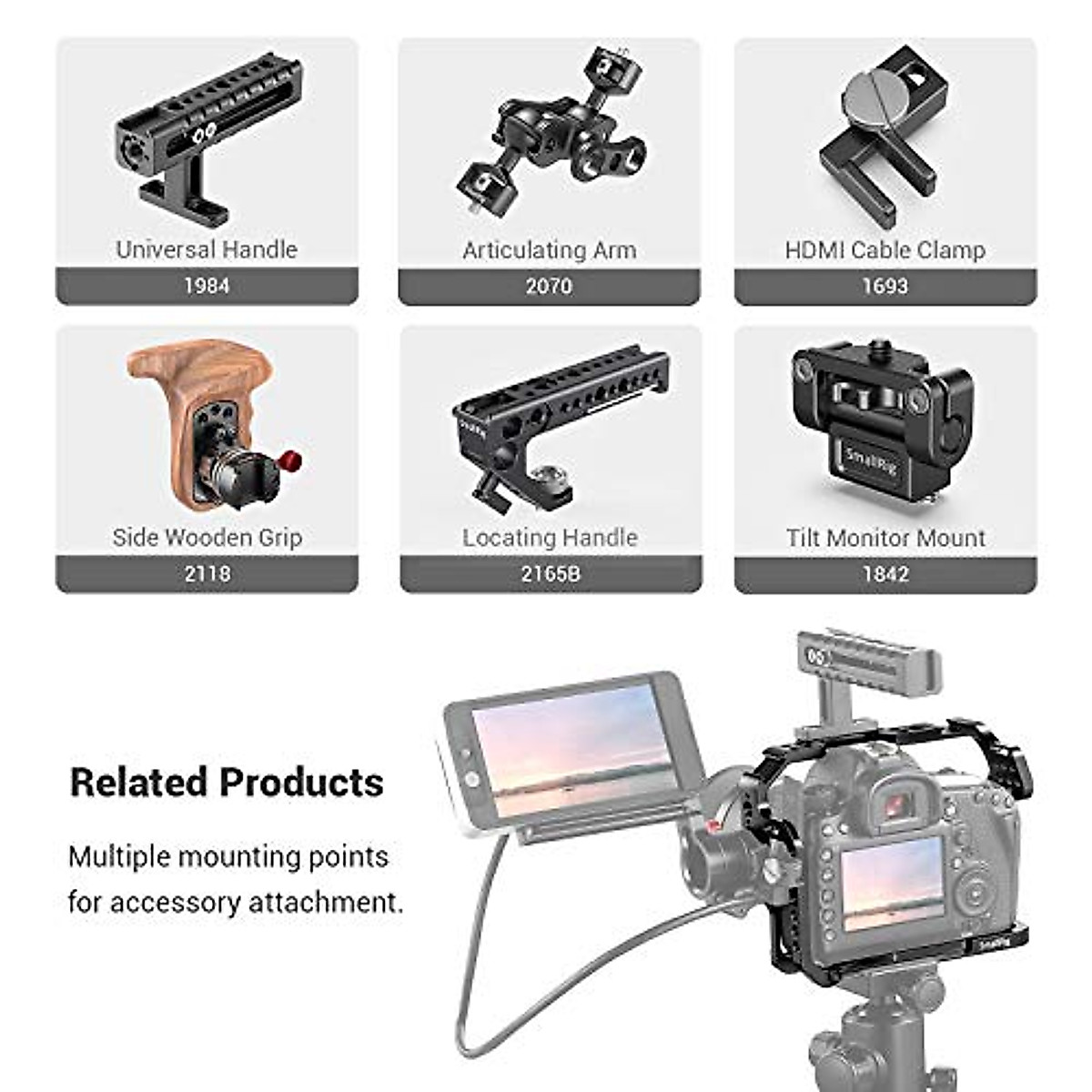 SmallRig Cage for Canon 5D Mark III IV CCC2271