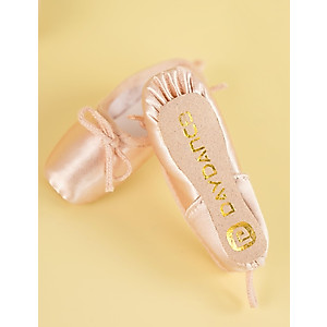 Daydance Girls Women Ballet Shoe Pedant Pink Point Shoe Keychain Decoration for Dancer, Ballerina Backpack, Dance Bags