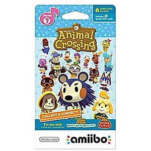 Nintendo Animal Crossing amiibo cards Series 3 (6-Pack) - Nintendo Wii U