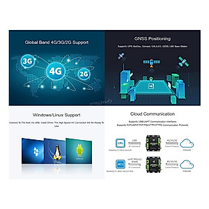 Industrial Grade SIM7600G-H 4G DTU USB UART/RS232/RS485 Multi Interfaces Communication, LTE Global Band Support @XYGStudy