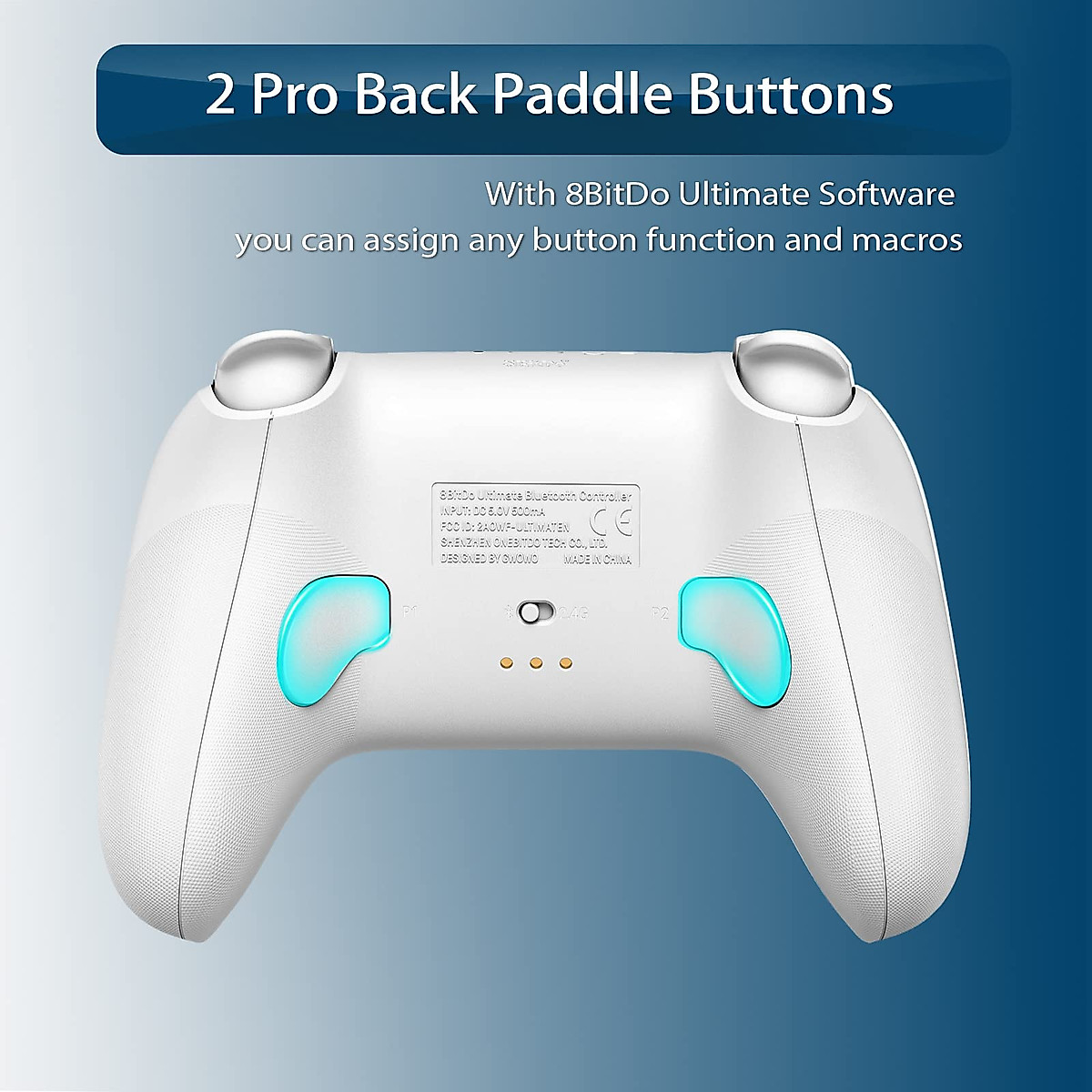 8BitDo Ultimate Bluetooth Controller with Charging Dock, Wireless Gamepad with Hall Sensor Joystick, Compatible with Switch, Steam Deck and Window 10