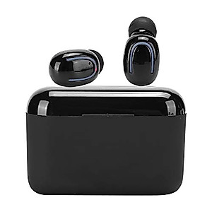 Zopsc Black Sports Earphone, Headphone, Easy to Hide 120h Standby Time (Black)