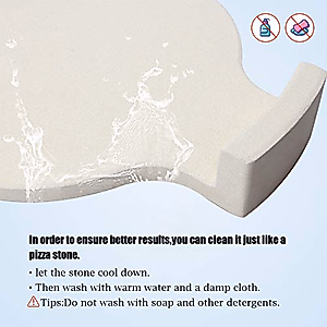 QQMaster 18" Plate Setter Big Green Egg Accessories Heat Deflector Smoking Plate Pizza Stone With 3 Legs For Large Big Green Egg,18" Kamado Grill,18" grilling surface Grill Grate Extender-Extra Thick