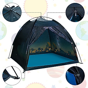 Mnagant Kids Play Tent-61”x61”x45”Imaginative Play Popup Tent Space World Tent for Kids Indoor/Outdoor Fun-Kids Galaxy Dome Tent Playhouse for Boys and Girls,Perfect Kid’s Gift