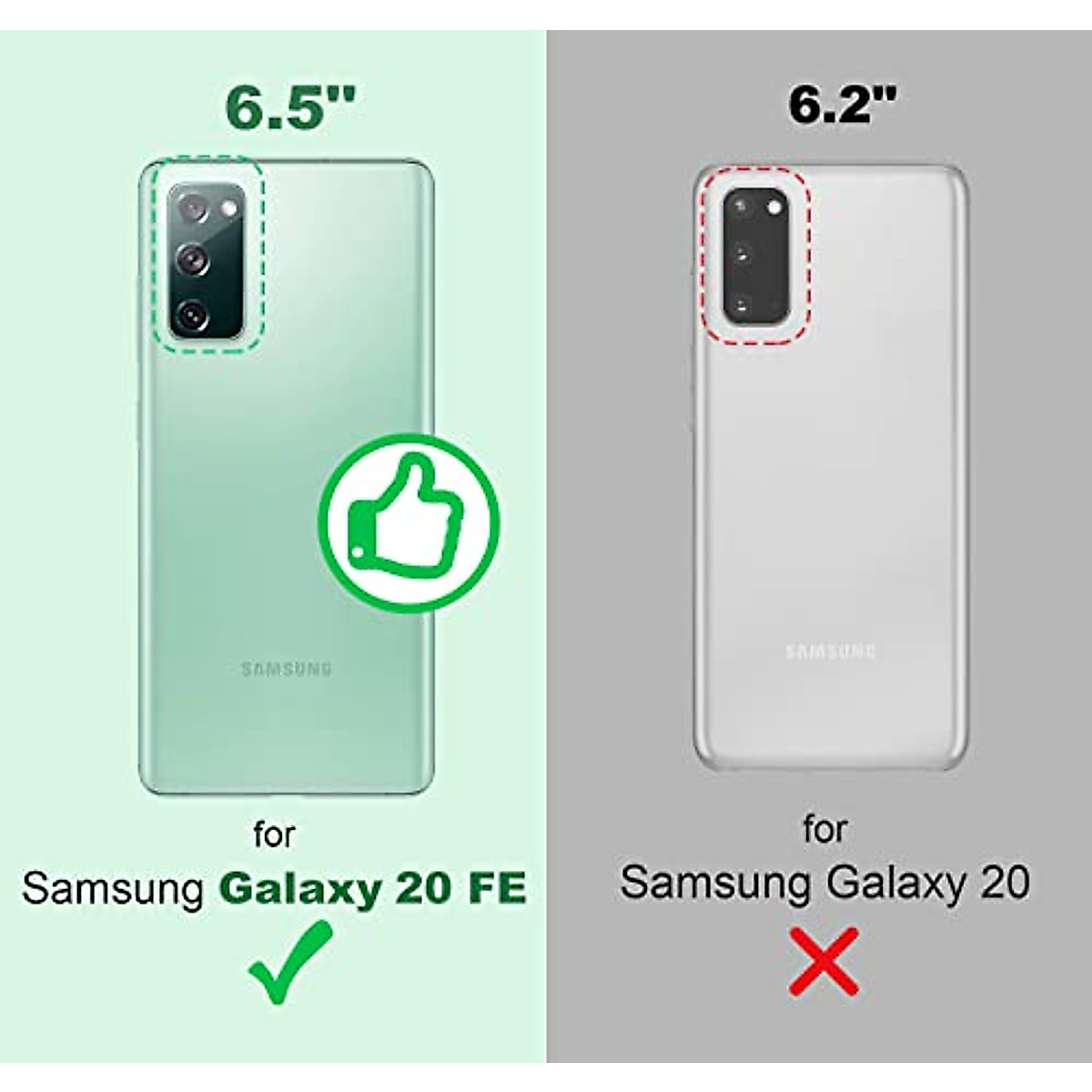 Silverback Galaxy S20 FE 5G Case Clear with Ring Kickstand, Protective Soft TPU Shock -Absorbing Bumper Shockproof Phone Case for Samsung Galaxy S20 FE 5G -Clear