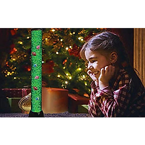 Lightahead Extra Large 32 Inches LED Fantasy Bubble Fish Tube Fake Aquarium with 7 Color Light Effects & Remote Control. The Ultimate Sensory Lamp.