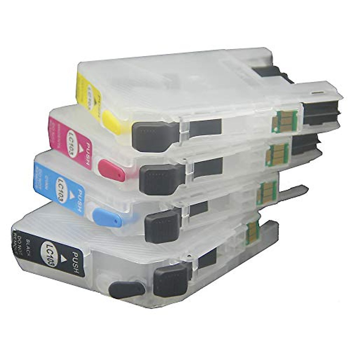LC103 LC101 Empty Refillable Ink Cartridge for Brother MFC-J4510DW J450DW J285DW J470DW J475DW J650DW J870DW J875DW J4610DW J4310DW J4410DW J4710DW J6520DW J6720DW J6920DW DCP-J152W MFC-J245 Printer