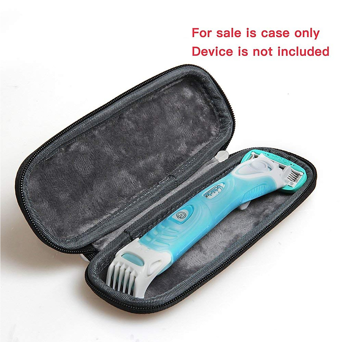 Hard EVA Travel Black Case for Schick Hydro Silk TrimStyle Moisturizing Razor Women Bikini Trimmerby Hermitshell