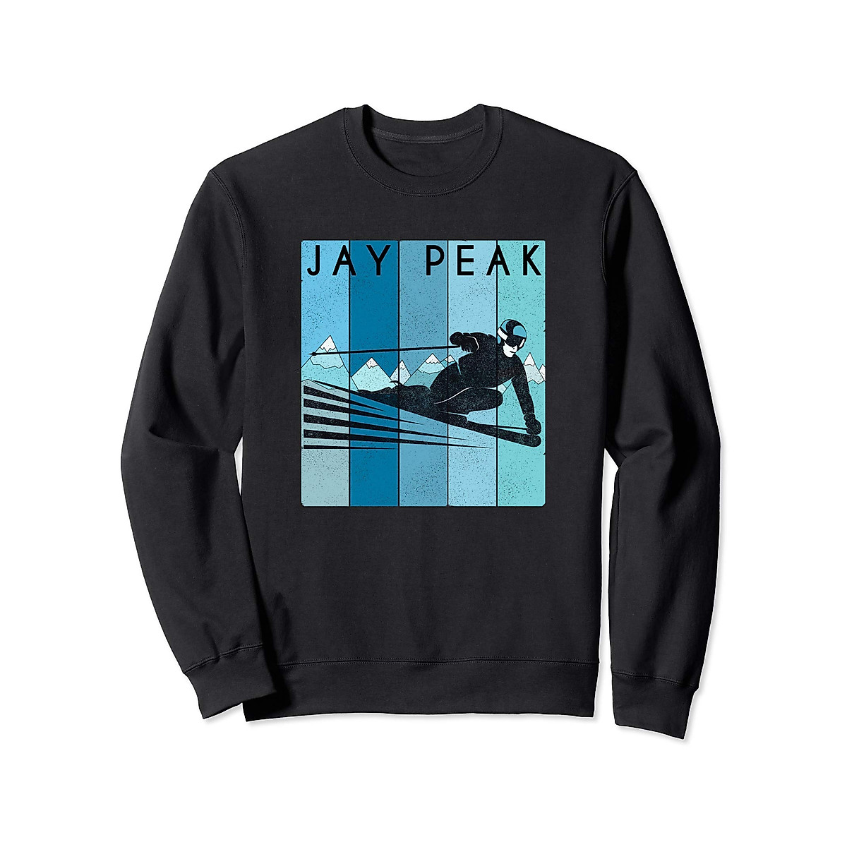 Retro Jay Peak, Vermont Design - Vintage Snow Ski Sweatshirt