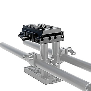 NICEYRIG Quick Release Base Plate Compatible with Manfrotto 577, 501, 504, 701 for DSLR Camera 15mm Rail Support System