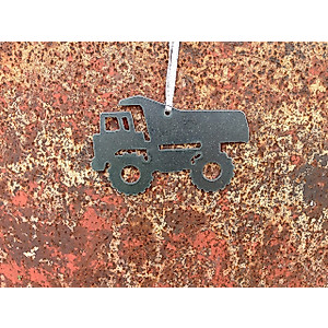 Dump Truck Metal Ornament