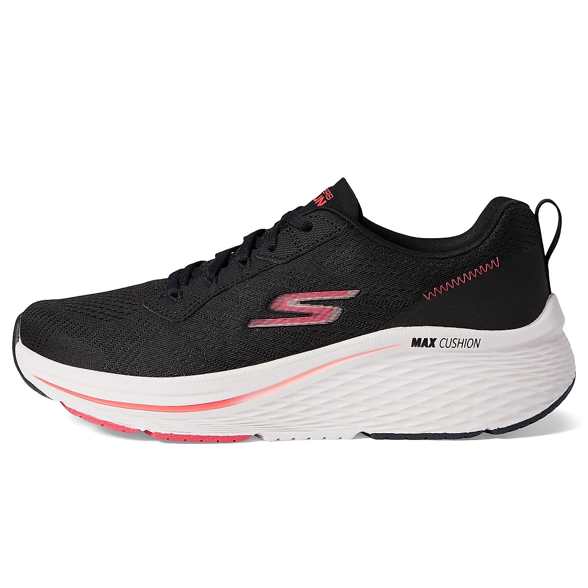 Skechers Max Cushioning Elite 2.0 - Break Through Black/Pink 8 B (M)