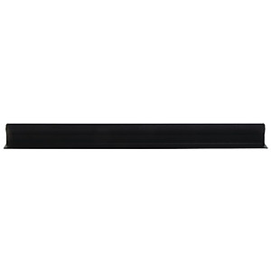 Black Plastic "T" Divider for Parsley Runner Without Aluminum Support - 18"L x 1 1/2"H