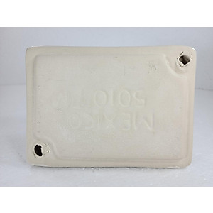 Beige Bone Almond Ceramic Soap Dish Shower Tray Tile in Installation Vintage Mid Century Modern Retro