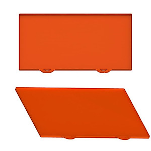 Ezebesta Silicone Griddle Portable Mat for Blackstone 28 Inch Griddle，Protective Cover Mats Blackstone Griddle Top，Covers for Blackstone Protector Outdoor-Orange outdoorliving